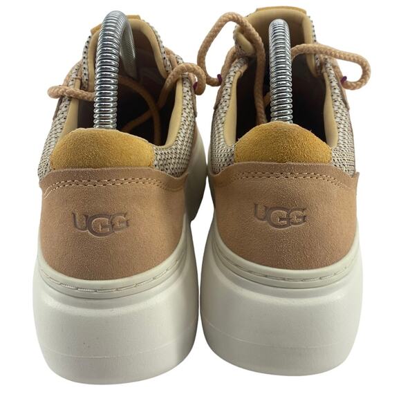 UGG | Shoes | Ugg Marin Mega Lace Sand Trainer Platform Sneakers Tan ...